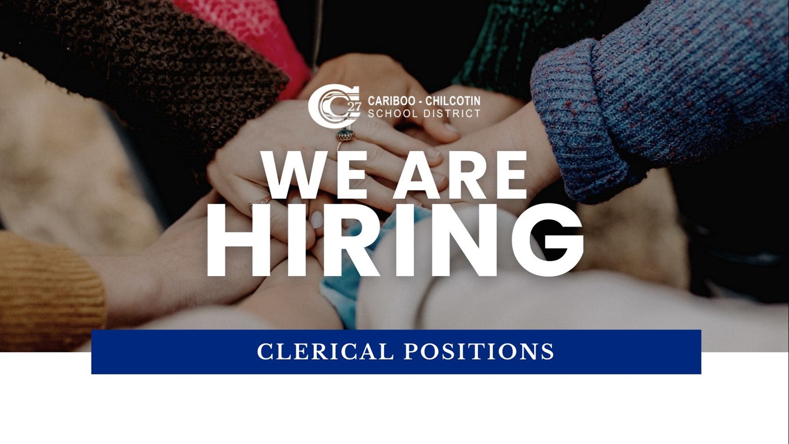 We are Hiring Clerical Positions!